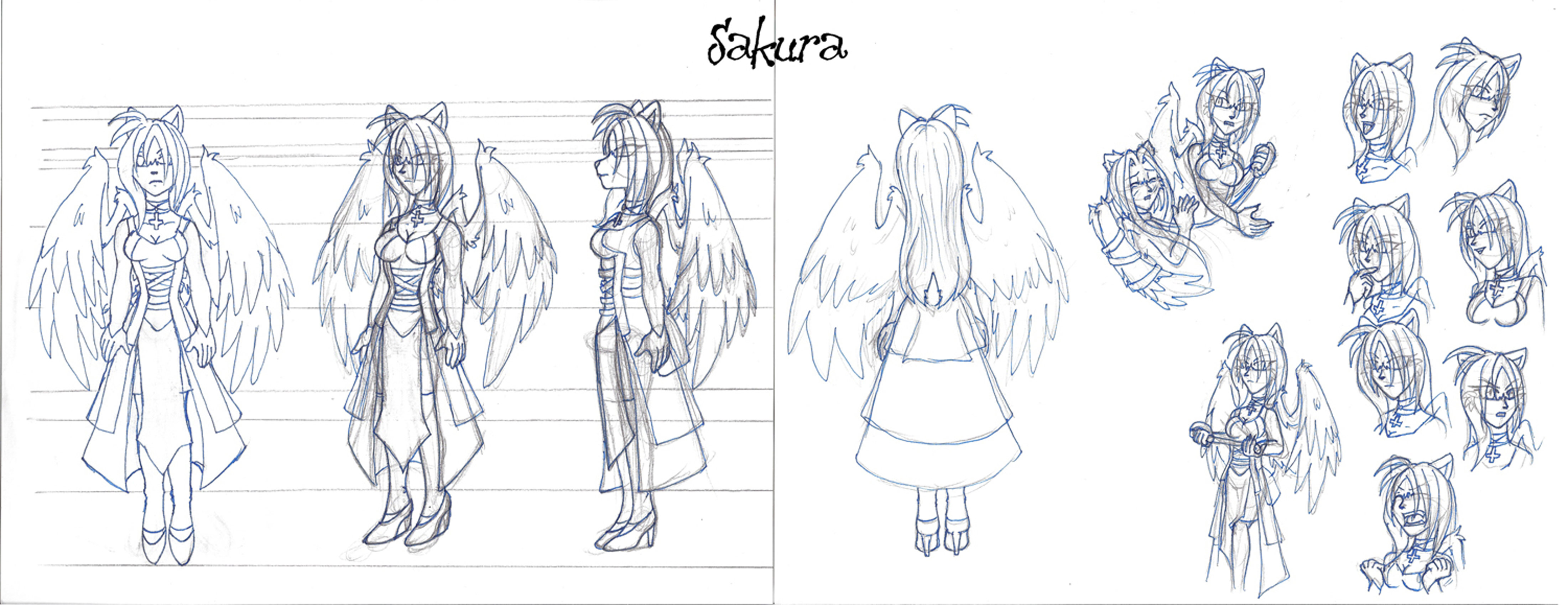 Sakura character sheet
